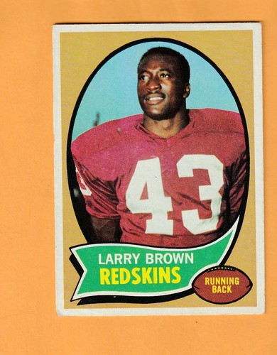 Larry Brown Washington Redskins 1970 Topps #24 RC Kansas State Wildcats ...