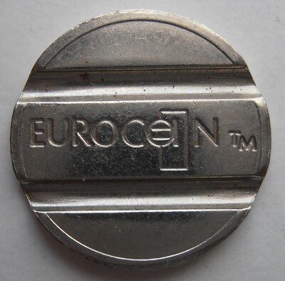 EUROCOIN WHITE METAL DOUBLE GROOVE TOKEN | eBay UK