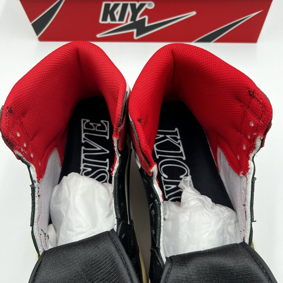 Kool KIY Kickclusive Autographed Limited Edition Black Toe Colorway Red ...