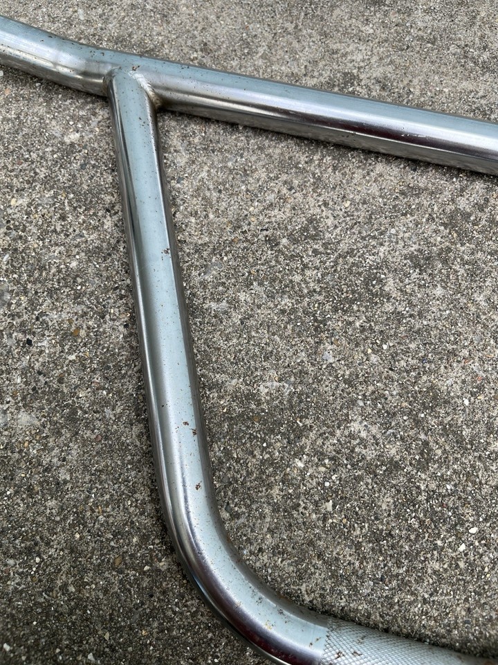 Old School CW Racing Bars Bmx Mongoose GT Torker Hutch Mustache Chrome ...