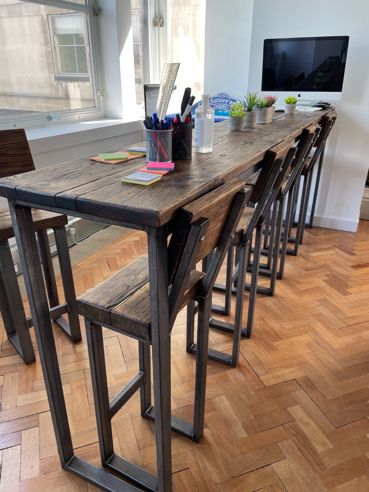 Dark Oak High Bar Table | eBay UK