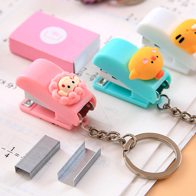 Cartoon Mini Trumpet Stapler Student Office Mini Small Book Stapler ...