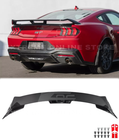 GLOSSY BLACK GT Style Spoiler Fits 24-Up Ford Mustang S650 Rear Trunk ...