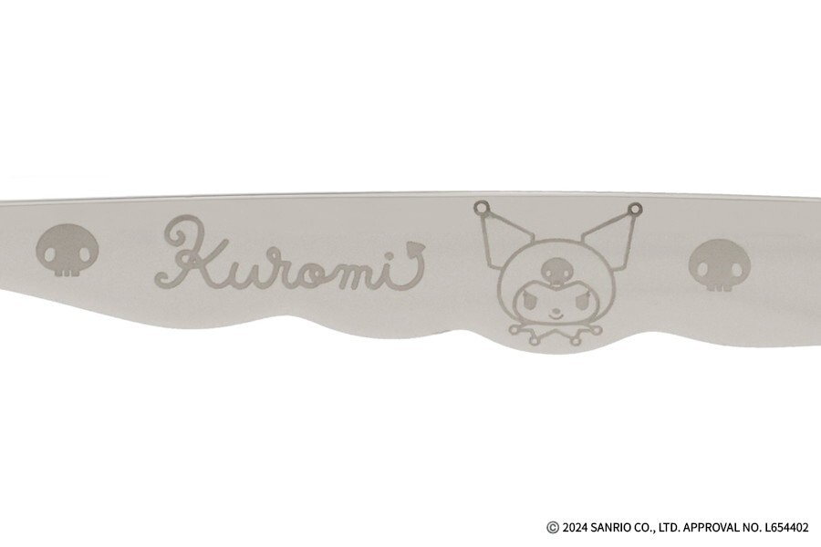 Kuromi Glasses Eyeglass Frame with Demo Lens Wellington Cloth Pouch ...