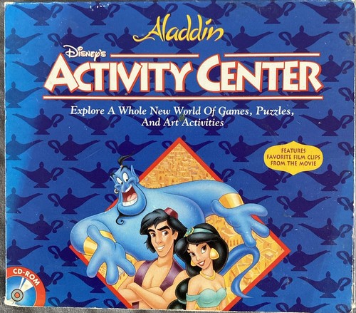 Aladdin Activity Center PC CD-ROM Windows Disney Interactive Disc ...
