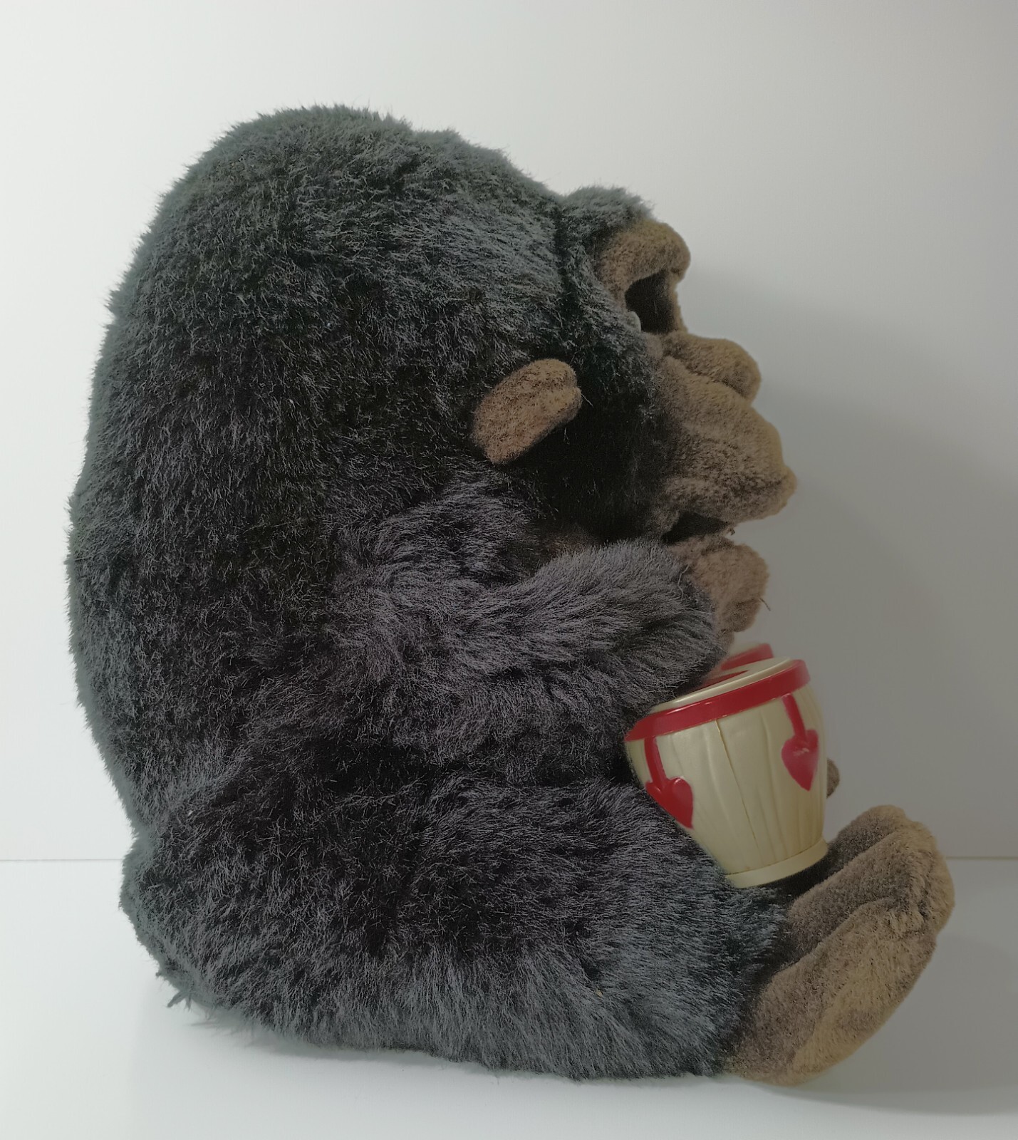 Vintage Gorilla Bongo Black Plush Animated Toy Musical Plays Love ...