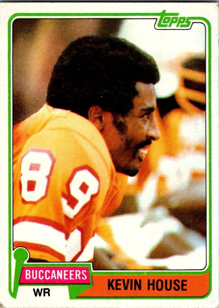 1981 TOPPS KEVIN HOUSE RC TAMPA BAY BUCCANEERS #214 | eBay