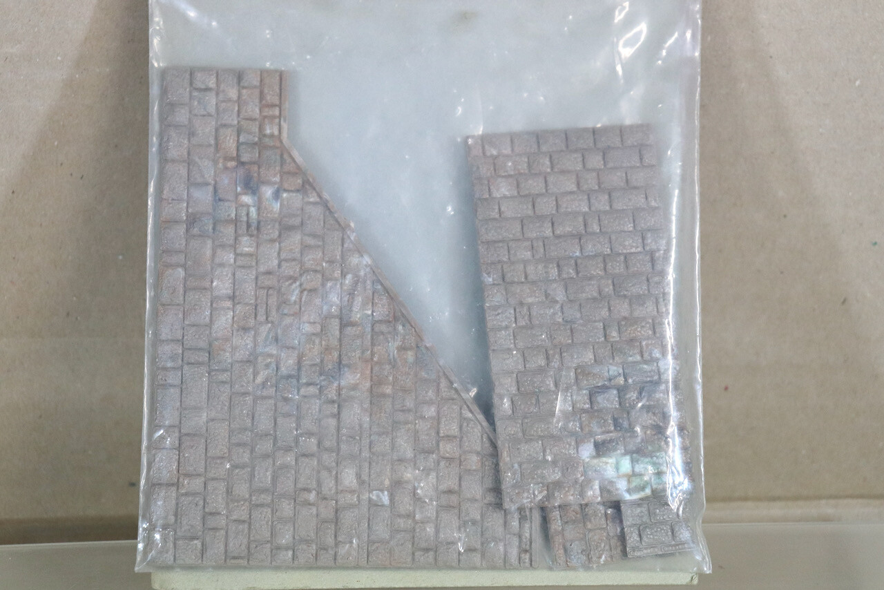 PLAYCRAFT JOUEF B176 HO SCALE ASSORTMENT of STONE WALLS MODEL RAILWAY ...