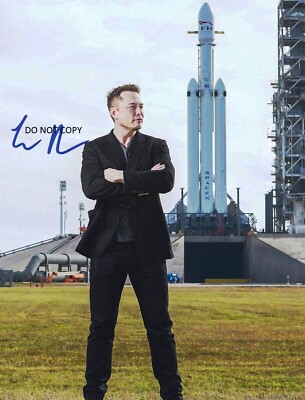 ELON MUSK - Autographed Signed 8x10 Reprint Photo !! | eBay