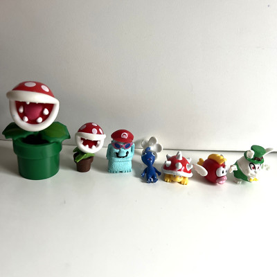 Nintendo Super Mario Figurine Lot Piranha Moe Eye Pikmin Spiny Cheep ...