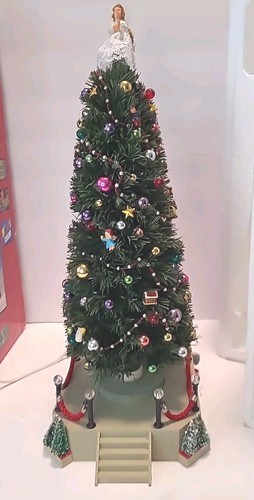 Vintage 2001 Lemax Fibre Optics Lighted Musical Christmas Tree W/Box 14 ...