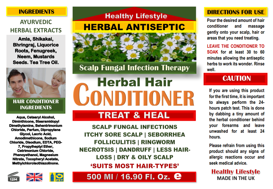 Cure Scalp Skin Ringworm Tinea Barbae - ANTISEPTIC HERBAL CONDITIONER ...