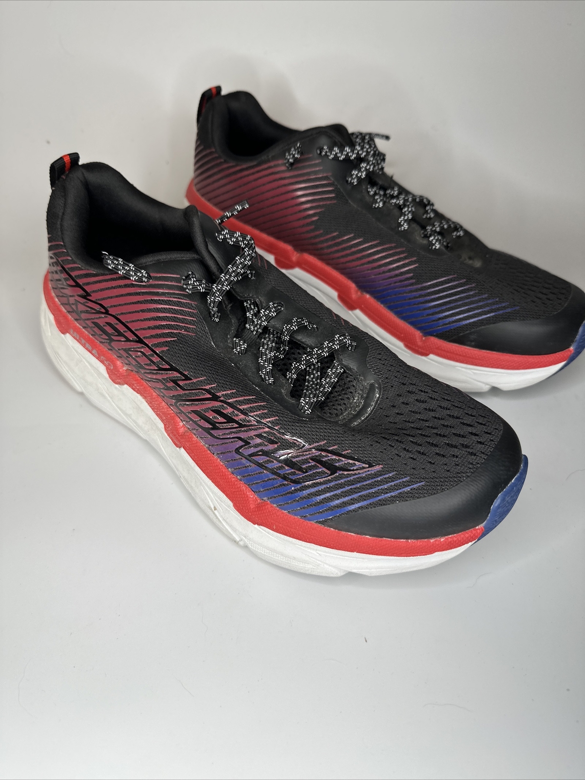 SKECHERS Max Cushioning Premier Black Running Shoes S… - Gem