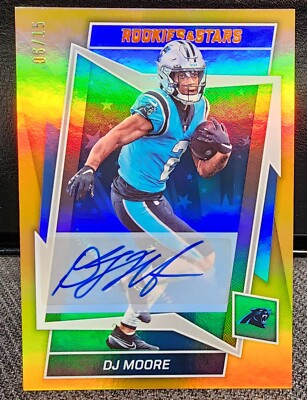 Dj Moore Rookie Auto /15 2022 Panini Rookies & Stars Orange No. 14 | eBay