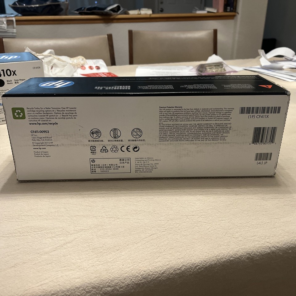 HP 410X High Yield Cyan Original LaserJet Toner Cartridge, ~5,000 pages ...