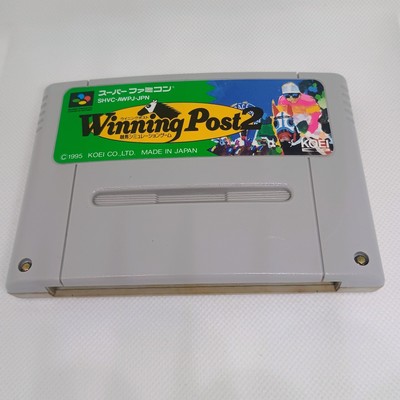 Super Famicom Winning Post 2 USED UNTESTED Compatible w/SNES US SELLER ...