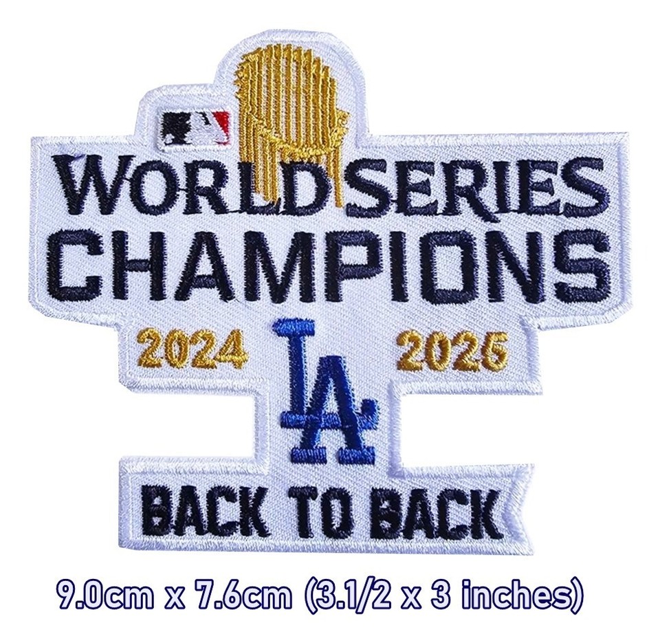 Los Angeles Dodgers MLB-Baseball Logo Embroidery Patches Iron, Sewing ...