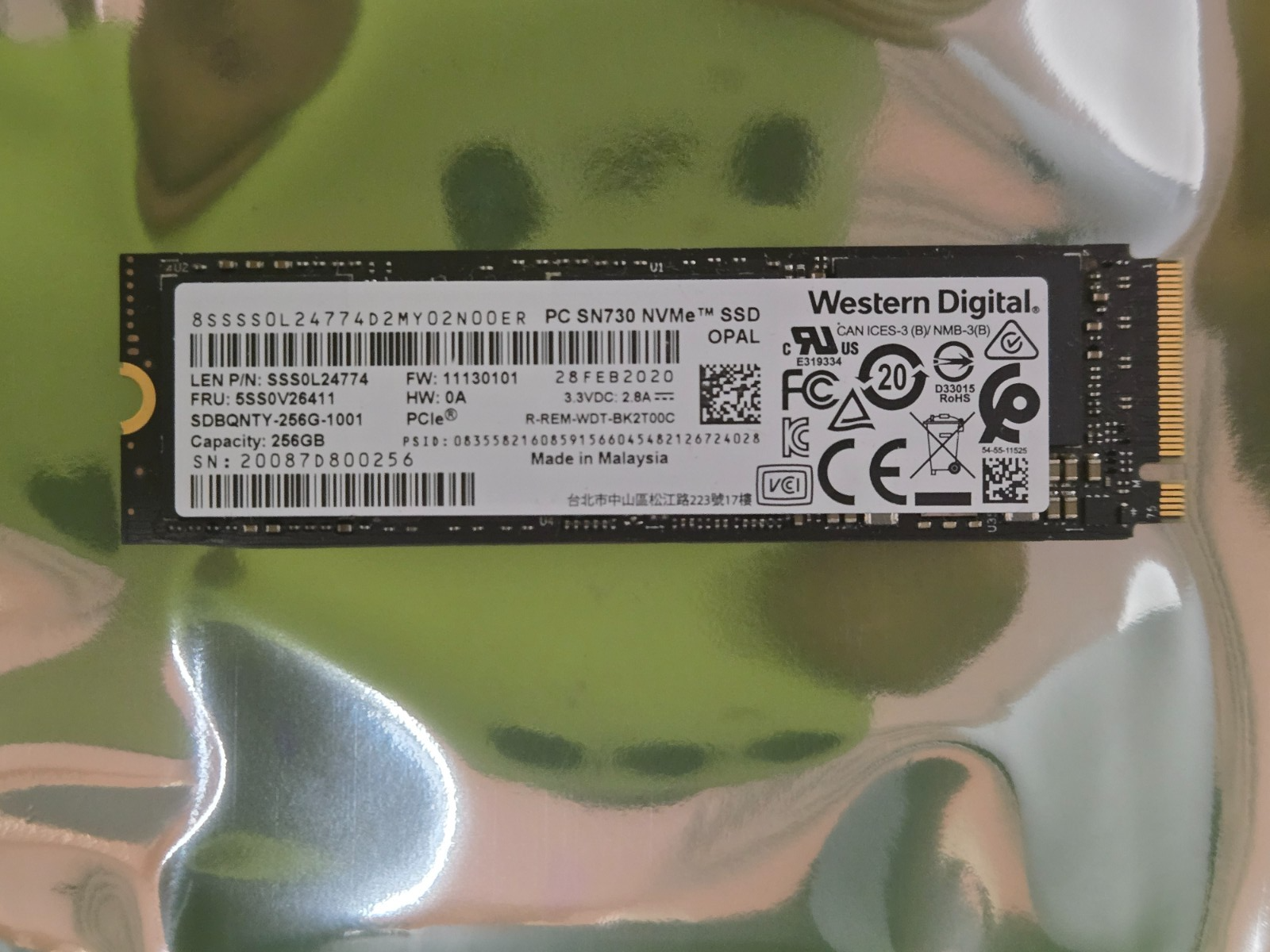 Western Digital PC SN730 256GB M.2 Internal SSD HEALTH 100% | eBay