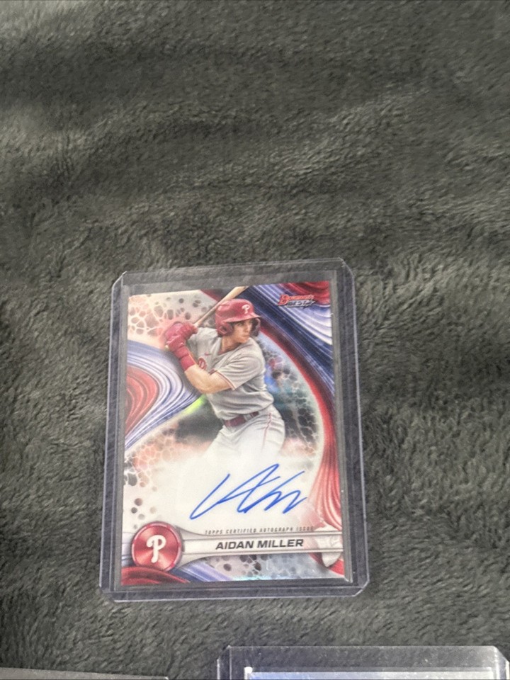 Aiden Miller Auto, Brett Baty/99 Mark Magwire Auto Topps Finest Lot | eBay