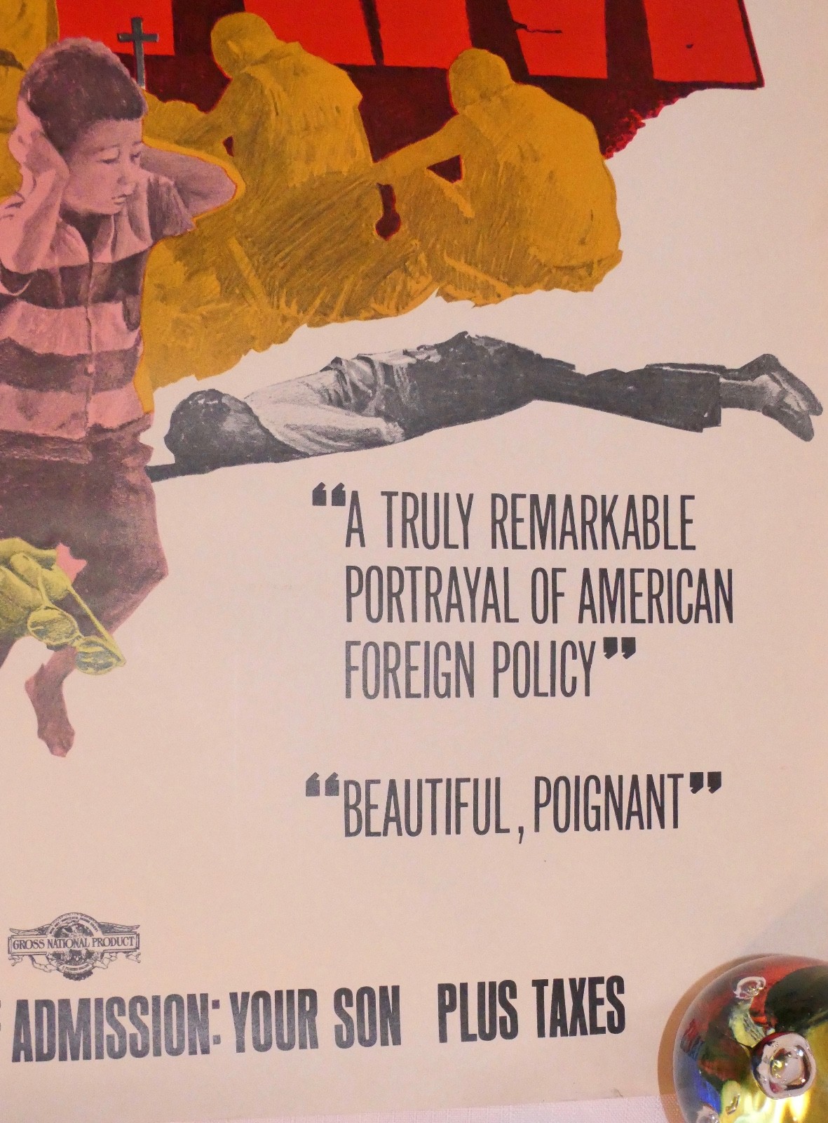 1968 PROTEST POSTER VIETNAM A EASTERN THEATRE PRODUCTION MOVIE PROTEST ...