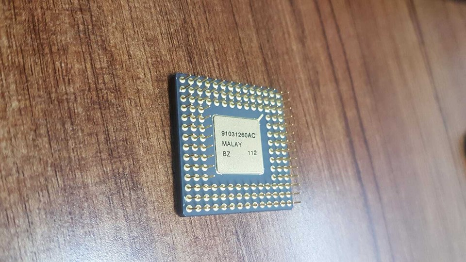 INTEL I386 A80386DX-25 IV SX213 CPU GOLD | eBay