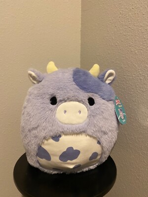 Squishmallows Fuzzamallow Bubba the Cow 14" Walmart Exclusive NWTs | eBay