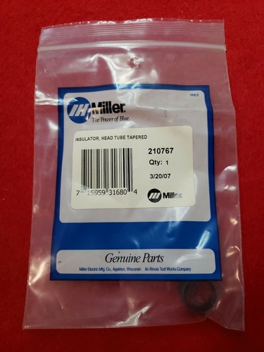 MILLER GENUINE PARTS. INSULATOR, HEAD TUBE TAPERED. PART #210767 | eBay