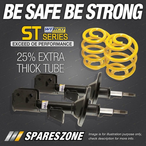 Rear Webco Shock Absorbers Lowered King Springs for MAZDA 323 BD10 ...