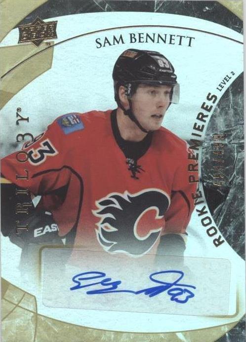 2015-16 Upper Deck Trilogy - Rookie Premieres Autograph Sam Bennett ...