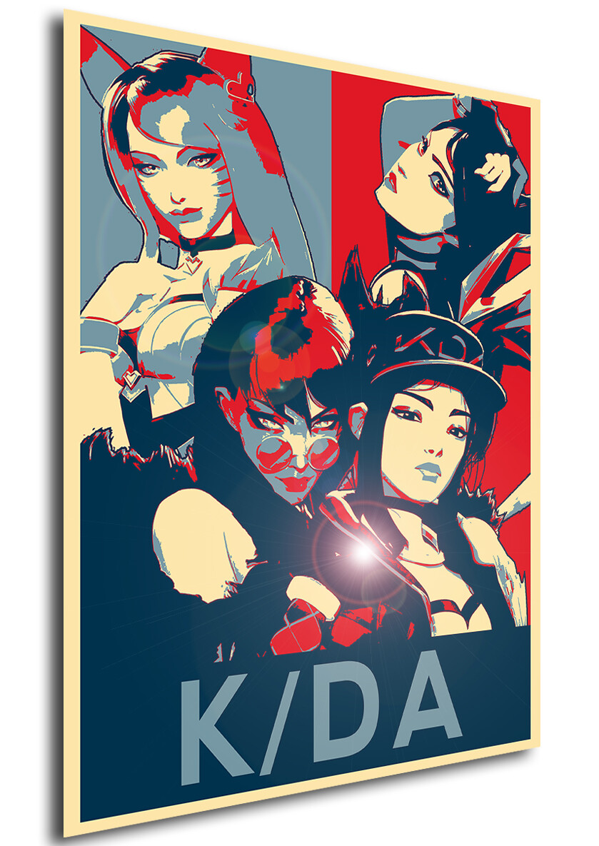 Poster Propaganda - LOL - KDA | eBay