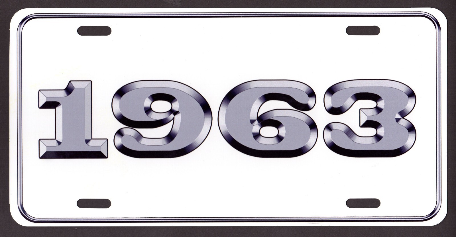 1963 LICENSE PLATE Ford Chevy Dodge Plymouth Buick Olds DeSoto ...
