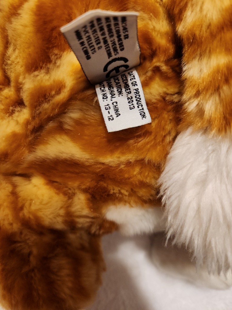 Fatty Zoo Cats Plush Unipak Plumpee Orange Tabby Cat Large Plush Toy 12 ...