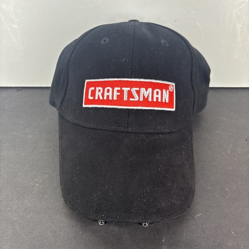 Craftsman LED Light Up Brim Hat Baseball Cap Headlamp Black Dad Grandpa ...