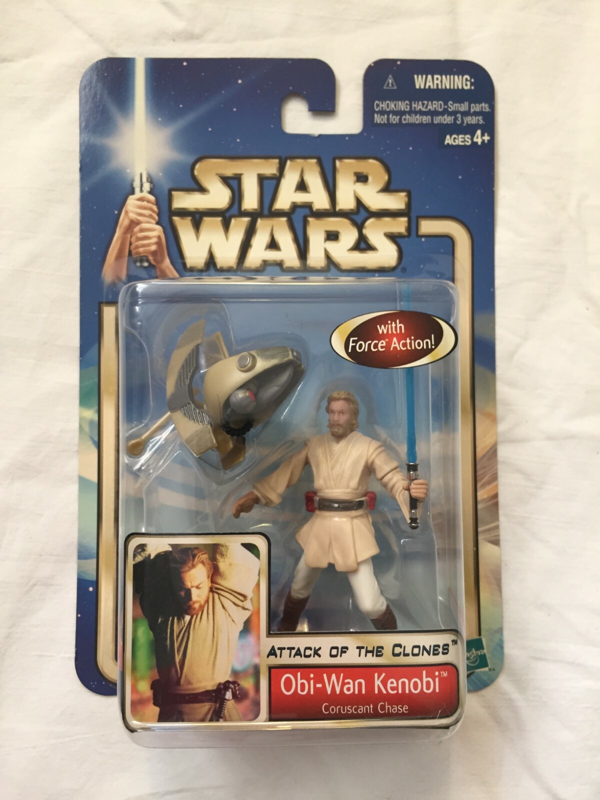 2002 Hasbro Star Wars OBI-WAN KENOBI Coruscant Escape Vintage Figure ...
