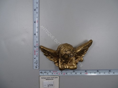 ORIGINAL FRENCH MANTEL CLOCK CASE ORNAMENT ANGEL STATUE | eBay