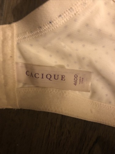 cacique 46DD POLKA DOT FULL COVERAGE BRA - Gem