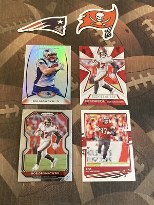 Rob Gronkowski Patriots/Buccaneers 4 Card Lot | eBay