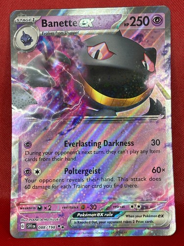 Pokemon TCG Banette ex 088/198 JUMBO Oversized Scarlet & Violet PROMO ...