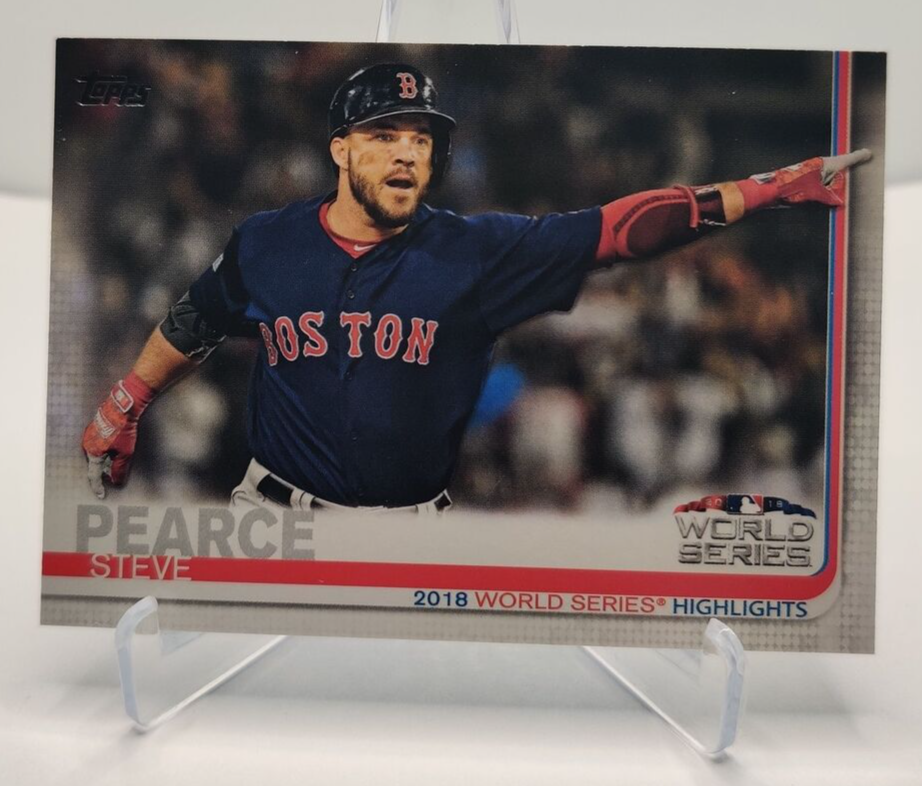 2019 Topps Series 1 Base #275 Steve Pearce Boston Red Sox WSH baseball ...
