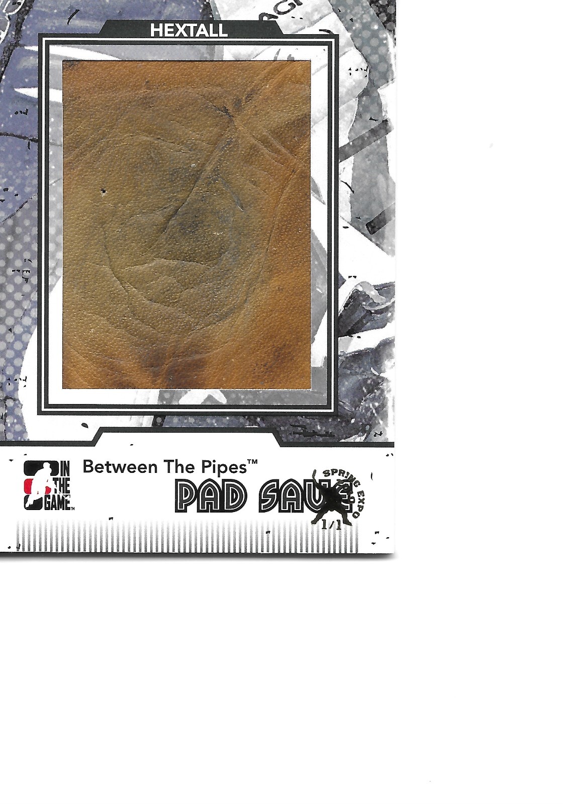 2009-10 ITG BTP Ron Hextall Pad Save 1/1 Spring Expo | eBay