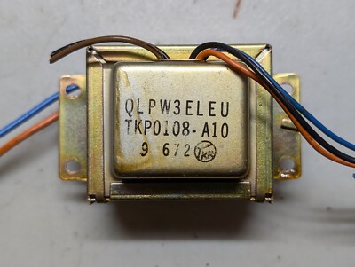 Technics Transformer Power supply From RS-263AUS Cassette Deck Parts ...