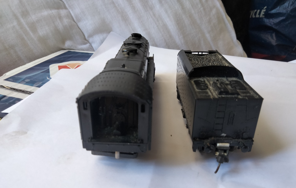 model trains LIMA HO CLASS C38 4-6-2 Steam Locomotive black 3820 kds ...