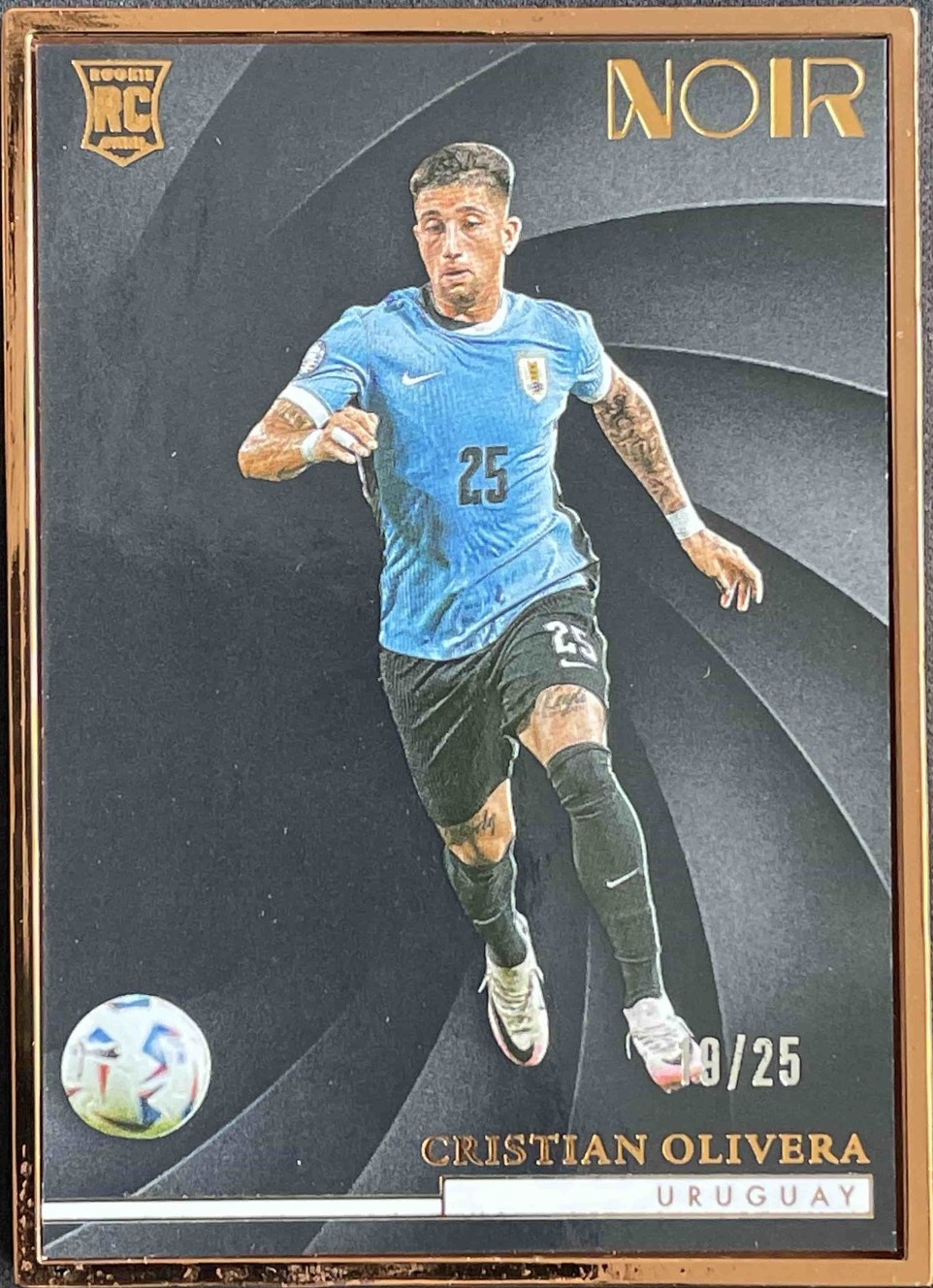 2024-25 Panini Noir - Cristian Olivera #19 Bronze Frame /25 (RC) for ...