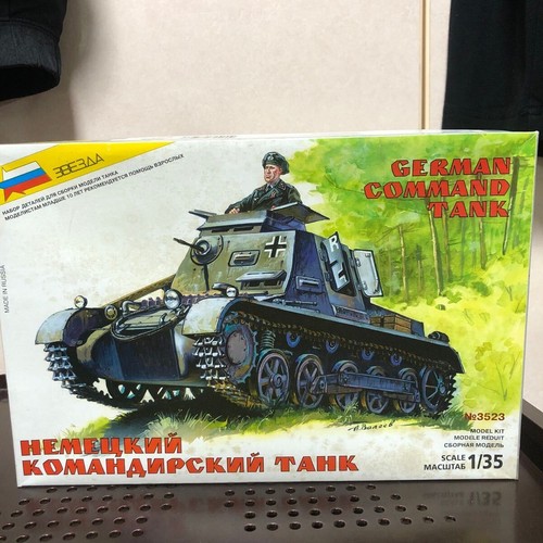 55 Unassembled Zvezda 1 35 German Panzer I Command Tank Tank Command ...