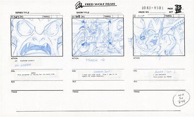 Teenage Mutant Ninja Turtles TMNT Original Production Animation ...