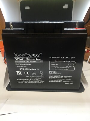 CooPower VRLA Battery. 2UKH6 CP12-17, 12V17Ah. | eBay