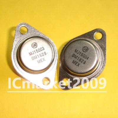 5 Pairs MJ15003G MJ15004G TO-3P MJ15004 MJ15003 Power Transistors 10 ...