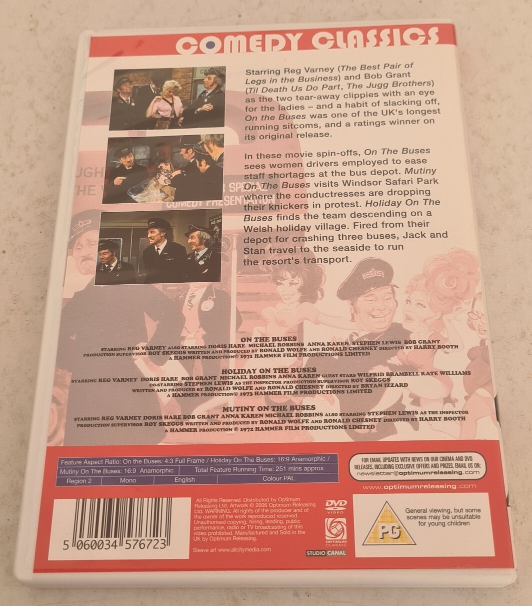 ON THE Buses Mutiny On The Buses Holiday On The Buses Region 2 UK on-the-buses-mutiny-on-the-buses-holiday-on-the-buses-region-2-uk