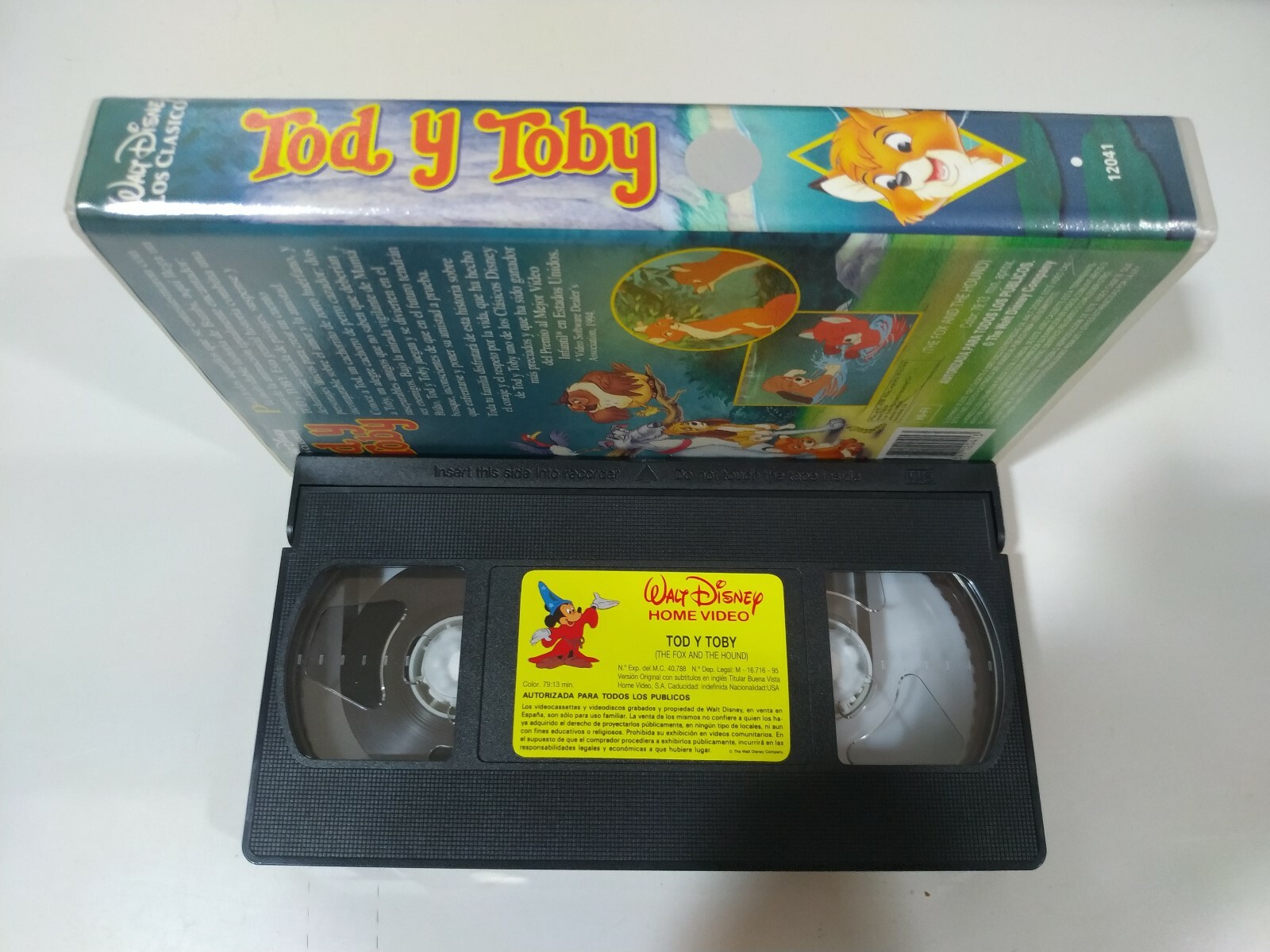 Tod y Toby los Clasicos de Walt Disney - VHS Cinta Tape Español | eBay