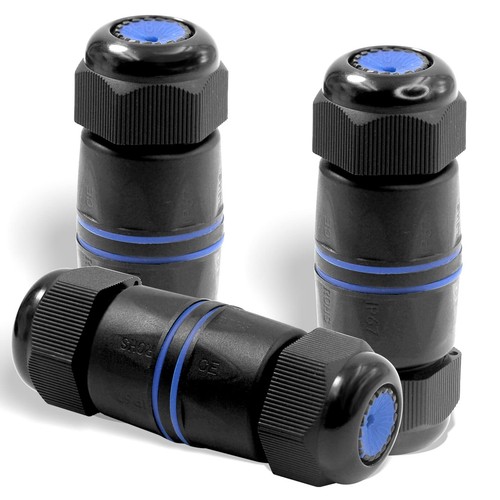 Waterproof RJ45 Coupler Short Profile Shielded IP67 Waterproof Ethernet ...